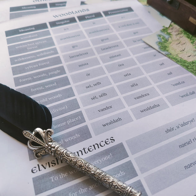 Learn DnD Elvish | Lessons in Elvish | Lesson: Places and Locations ...