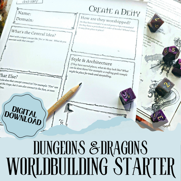 Worldbuilding Starter: Maps, Notes & Organiser | dndalley